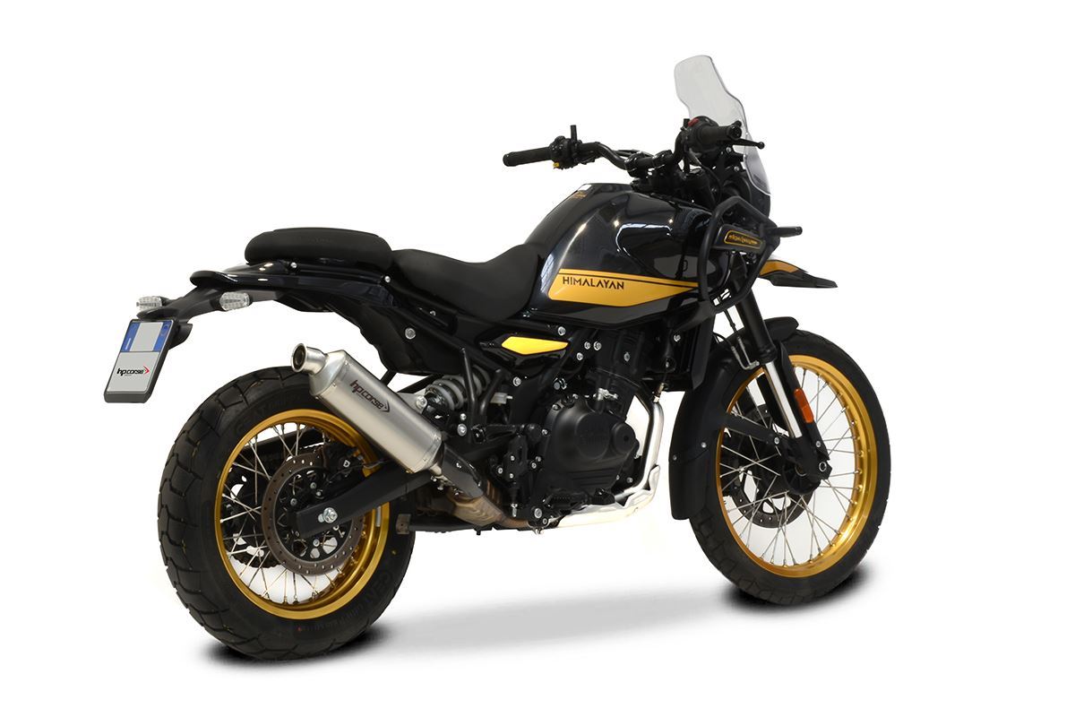 Silenziatore omologato HP Corse SP-1 Short Satin per ROYAL ENFIELD ...